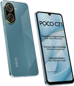 POCO C71 (128 GB Storage, 6 GB RAM) Online at Best Price On Flipkart.com