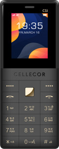Cellecor C1i Dual Sim Feature Phone with Camera - Black (32 MB Storage ...