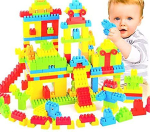 MANTRA ENTERPRISE Building Blocks 60 PC Entertaining Purposes Model ...