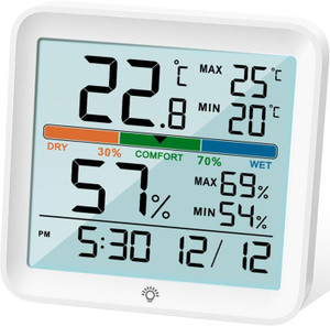 Real Instruments Hygrometer Indoor Thermometer Digital Temperature ...