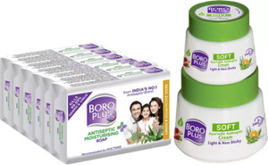 BOROPLUS Soft Ayurvedic Antiseptic Cream 300ml+Antiseptice&Moisturising ...