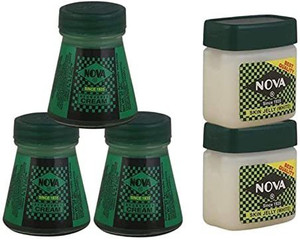 NOVA Combo Pack of Ayurvedic Cream x 3 and Skin Petroleum Jelly x 2 ...