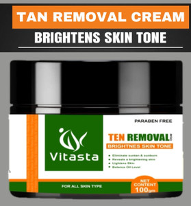 VITASTA De-Tan Cream,Dermatologically tested for Tan-Removal for Men ...