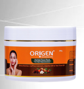 ORIGEN Herbal Face Pack | All-Natural Herbal Face Pack and smoothens ...