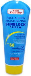 SKIN DOCTOR Sunscreen - SPF 50 Face and body Sunblock Cream SPF60 ...