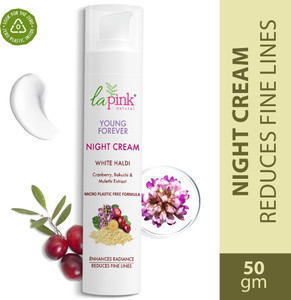 La Pink Young Forever Night Repair Cream with Bakuchi, Reduces Fine ...