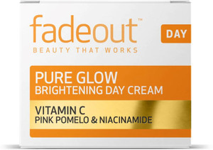 Fadeout Pure Glow Whitening Day Cream with Vitamin C, Pink Pomelo and ...