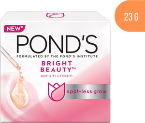 POND's Ponds Bright Beauty Serum Cream, Spot-less Glow 23gm(Pack of 2 ...