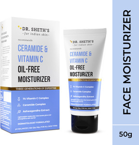 Dr. Sheth's Ceramide & Vitamin C Oil-free Moisturizer | Light Face ...