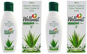 WELLMOIST Plus Moisturising Lotion – Aloe Vera, Honey, Tea Tree Oil ...