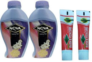 NOVA Luxury Lavender Talc x 2 + Ayurvedic Rash & Itch Cure x 2 - Price ...