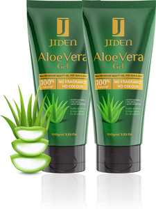JIDEN Natural Aloe Vera Gel for Men/Women,Skin/Hair Moisturizing ...