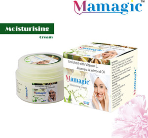 Mamagic Moisturizing Cream Enriched with Vitamin E, Aloevera, & Almond ...