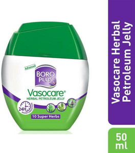 BOROPLUS VASOCARE HERBAL PETROLEUM JELLY 50ML - Price in India, Buy ...