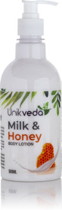 UNIKVEDA Milk and Honey Nourishing Body Lotion Soothing, Restoring For ...