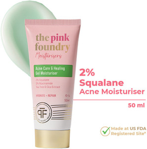 The Pink Foundry Acne Moisturiser helps Treat,Prevent Breakouts,Soothes ...