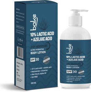 Bake 10% Lactic Acid Body Lotion For Bumpy Skin, Exfoliates Skin ...
