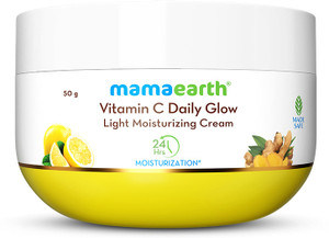 Mamaearth Vitamin C Daily Glow Light Moisturizing Cream with Vitamin-C ...