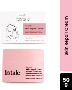 Foxtale Intense Hydrating Cream, Olive Leaf Extract & Niacinamide ...