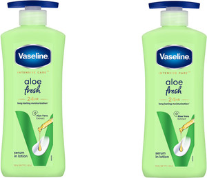 Vaseline Intensive Care Aloe Fresh Body Lotion(new packing 100% orignal ...