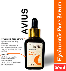 Avius Hyaluronic Acid Nourishing Face Serum for Deep Hydration Glow ...