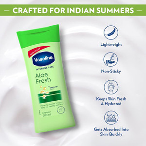 Vaseline Intensive Care Aloe Fresh Body Lotion 198ml - Price in India ...