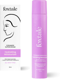 Foxtale Ceramide Supercream Hydrating Rich Moisturizer Strengthens Skin ...