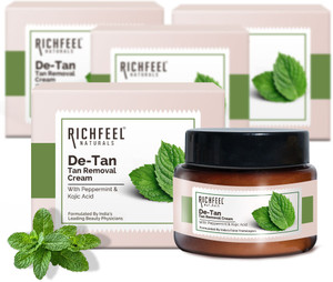RICHFEEL De-Tan Cream 100 G Pack of 4 - Price in India, Buy RICHFEEL De ...