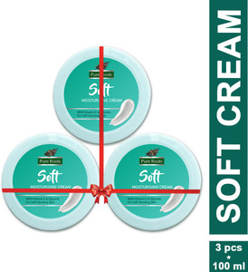 Pure Roots Soft Moisturising Cream Pack of 3 ( 100ml*3 ) - Price in ...
