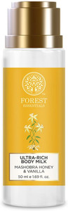 Forest Essentials Ultra-Rich Body Milk Mashobra Honey & Vanilla Natural ...