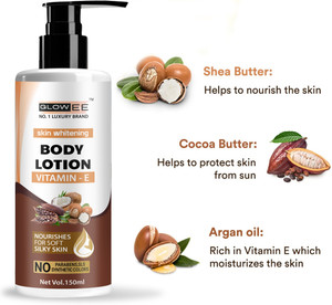 Glowee Body Lotion Skin brightening & Whitening SPF 15+ Fairness (150ml ...