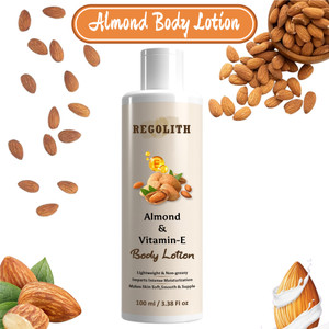 Regolith Almond & Vitamin E Refreshing Body Lotion-For a Long-Lasting ...