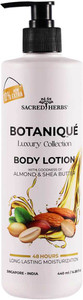 Sacred Herbs Botanique Almond & Shea butter Body Lotion for Skin Deep ...