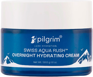Pilgrim Swiss Aqua Rush Overnight Hydrating Face Cream with powerful ...