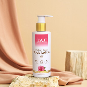 TAC - The Ayurveda Co. Rose Body Lotion for Dry Skin With Milk Extract ...