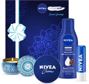 NIVEA Combo, Gift Hamper for Women, With Body, Lip & Face Moisturizer ...