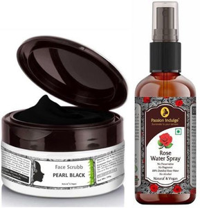 Passion Indulge Natural Pearl Black Face Scrub 250 gm For Acne ...