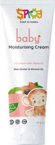 SPROG Baby Moisturizing Cream 50 gms enriched with Almond Oil and Shea ...