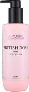 Suroskie British Rose Body Lotion & Almonds Advanced Nourishing Body ...