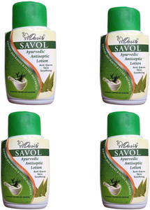 OASIS Savol Ayurvedic Antiseptic Lotion ,100ml X 4 Pcs =400 ml Pack Of ...