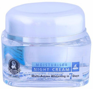 DR. JAMES Moisturizer Night Cream Multi - Action Whitening in 7 Days ...