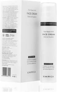 KIMIRICA Hydrating & Brightening Plant-Based AHA Face Cream, 100% Vegan ...