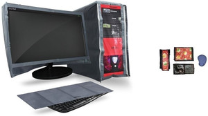 Blufury for 22 inch LED/LCD Screen Desktop UV Protector Dust Cover 4 in ...