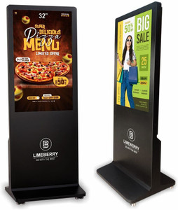 LIMEBERRY Digital Signage Standee Projector Screen Kiosk Advertisement ...