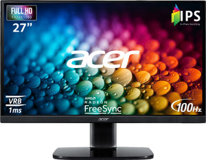 Acer KA 68.58 cm (27 inch) Full HD LED Backlit IPS Panel with sRGB 99% ...