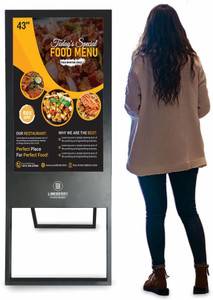 LIMEBERRY Digital Signage Standee Projector Screen Kiosk Advertisement ...