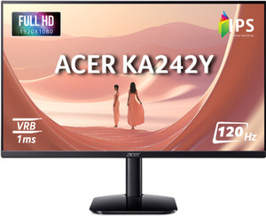 Acer 60.45 cm (24 inch) Full HD LED Backlit IPS Panel with 6 axis Color ...