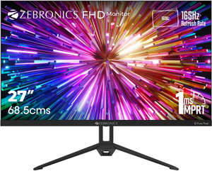 ZEBRONICS 27 inch Full HD IPS Panel with HDR10, DP, 2XHDMI, 16.7 ...
