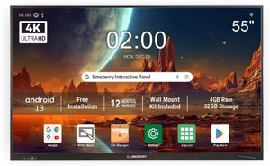 LIMEBERRY 139.7 cm (55 inch) 4K Ultra HD IPS Panel Monitor (55 inch ...