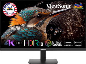 ViewSonic 68.58 cm (27 inch) 4K Ultra HD LED Backlit IPS Panel Monitor ...